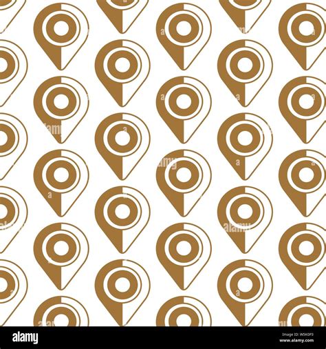 Pattern Background Map Pointer Icon Stock Vector Image Art Alamy
