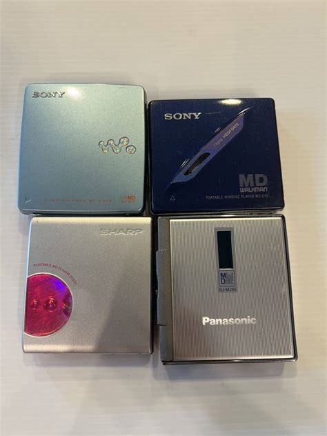 Yahooオークション 1円〜 Sony Panasonic Sharpmdウォークマン Md