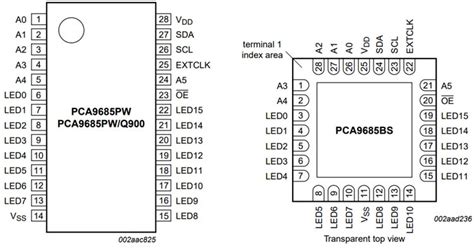 Ic Pca9685 Bộ điều Khiển Led 16 Kênh 12 Bít Pwm Mạch điện Tử