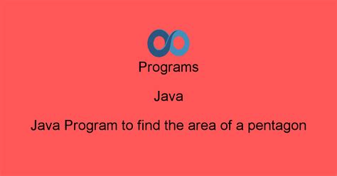 oodlescoop java programs java program to find the area of a pentagon