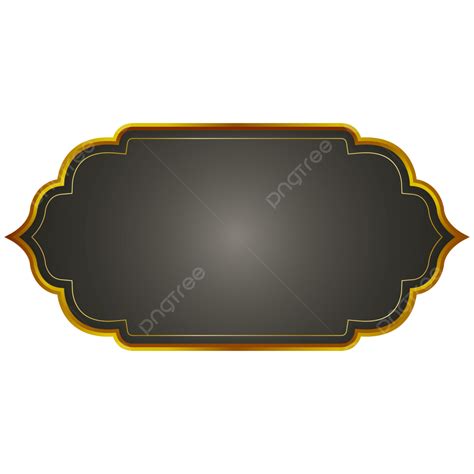 럭셔리 황금 아랍어 이슬람 프레임 투명 배경 골드 텍스트 상자 이슬람 배너 텍스트 상자 Png 일러스트 및 벡터 에 대한 무료 다운로드 Pngtree