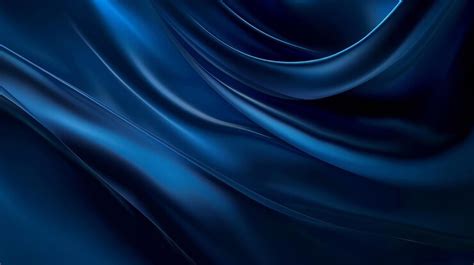 Premium Photo Elegant Deep Blue Abstract Waves On A Smooth Background