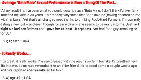 Rock Hard Formula Reviews Alert Truth About Ingredients