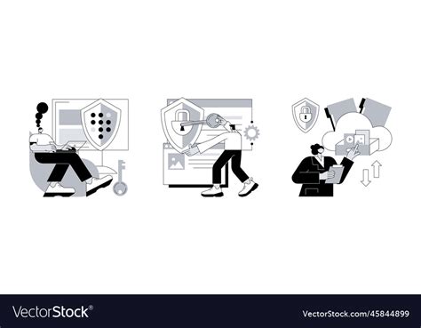 Data Transfer Abstract Concept Royalty Free Vector Image