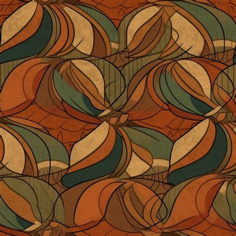 A Close Up Of A Pattern Of Circles On A Brown Background Generative Ai Premium Ai Generated Image