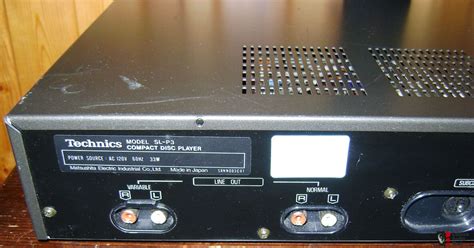 Technics SL P3 CD Player Photo 4759590 Canuck Audio Mart