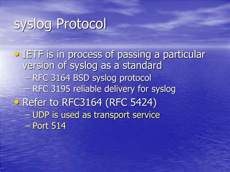 PPT Syslog 1 PowerPoint Presentation Free Download ID 1297213