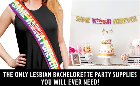 Lesbian Bachelorette And Gay Bachelor Party Engayged Banner