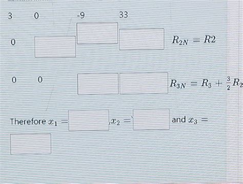 Solved Consider The Linear System Of Equation 32 9 23