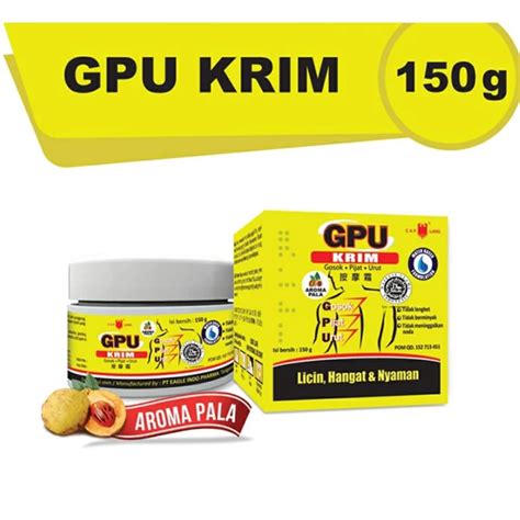 Sell GPU Cream Ginger 150g Contains 72 Pcs Per Carton Jaya Utama Santikah Jakarta