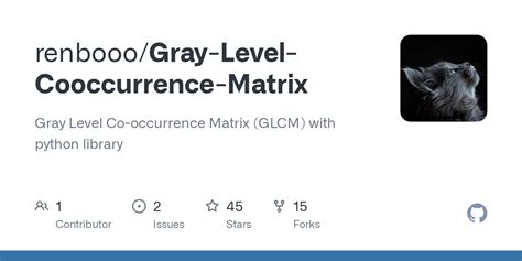 Github Renbooogray Level Cooccurrence Matrix Gray Level Co Occurrence Matrix Glcm With