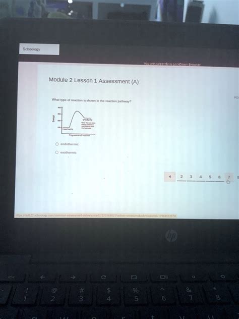 Module 2 Lesson 1 Assessment What Type Of Reaction Is Shown In The Reaction Pathway Endothermic