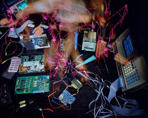 Mike Mandel Assembling Disk Drives 1985 Artsy