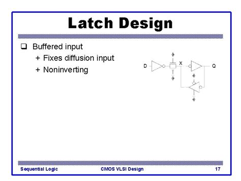 Introduction To CMOS VLSI Design Sequential Circuits Sequential