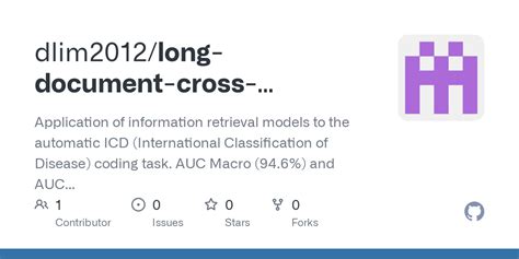 Github Dlim2012long Document Cross Encoder For Auto Icd Coding Application Of Information