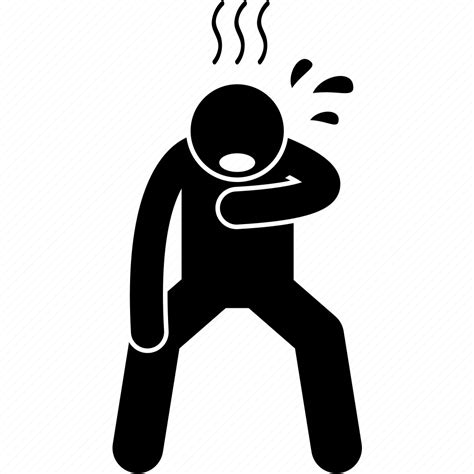 Breathing Difficulty Exhausted Health Problem Shortness Of Breath Icon Download On Iconfinder