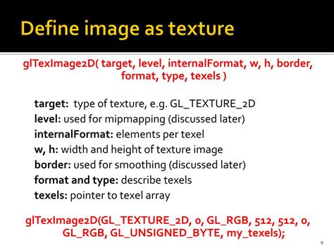 Ppt Texture Mapping Powerpoint Presentation Free Download Id2130016