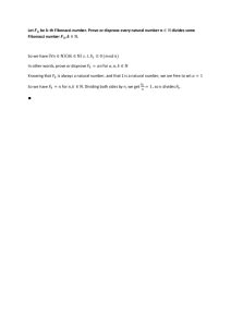 Fibonacci Sequence Worksheet