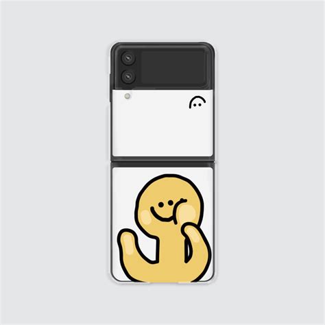 168cm케이스 클리어 하드 Z플립 볼따구 올리 노랭이 삼성 갤럭시 Z플립 지플립 제트플립 7 6 5 4 변색없는 투명 하드 남자 여자 친구 생일 선물 귀여운 캐릭터