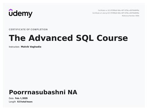 sql advancedsql sqldeveloper continuouslearning udemy