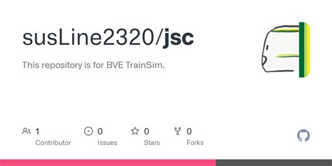 Github Susline2320jsc This Repository Is For Bve Trainsim