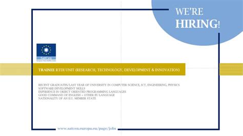 satcen on linkedin hiring satcen team madrid graduate university