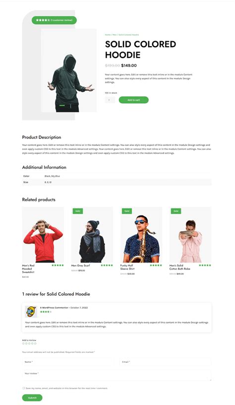 template for woocommerce 125 layouts for divi woo shop