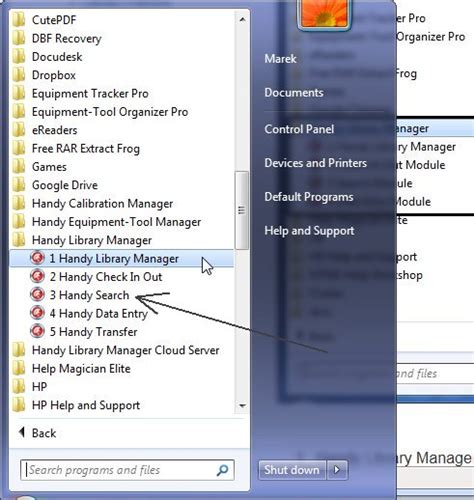 Handy Library Manager Tutorial Search Module V 36 Or Older