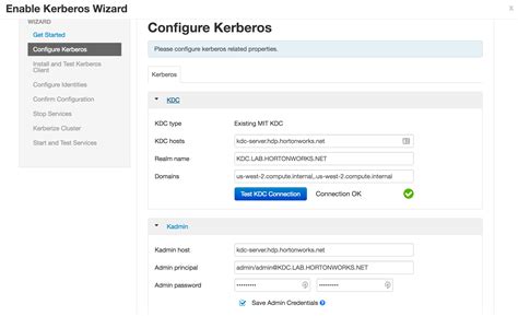 Enabling Kerberos In Ambari With An Existing Active Directory