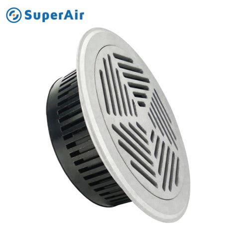 Circular Swirl Floor Diffuser Fds Hvac Duct Fittings Air
