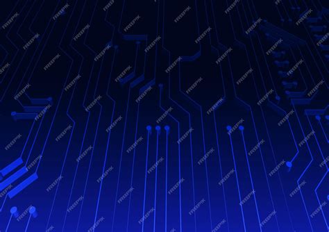 하이테크 디지털 데이터 연결 시스템 및 컴퓨터 전자 설계를 사용한 회로 기술 배경 프리미엄 벡터