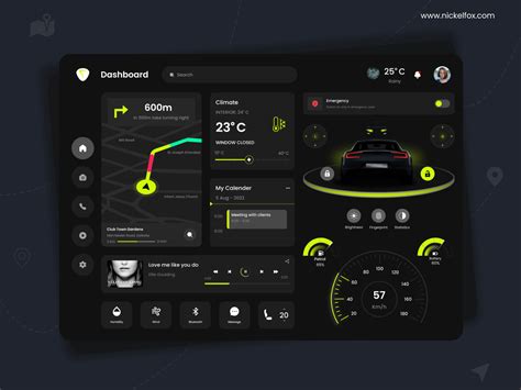 Car Assistant Dashboard By Vanshika Pandey For Nickelfox Ui Ux Design On Dribbble