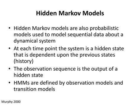 input output hmms for modeling network dynamics ppt download