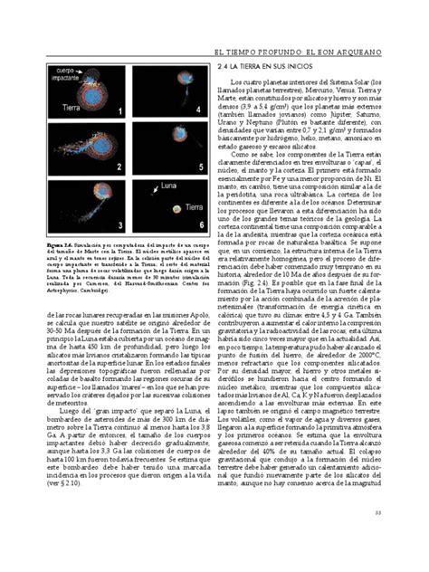 El Eon Arqueano Pdf Corteza Geología Manto Geología