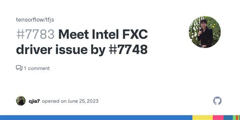 Meet Intel Fxc Driver Issue By 7748 · Issue 7783 · Tensorflowtfjs