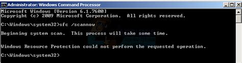 Fix Windows Resource Protection Cannot Perform The Requested Operation
