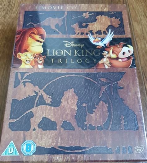 The Lion King Trilogy Box Set Dvd 2011 Sealed £1099 Picclick Uk