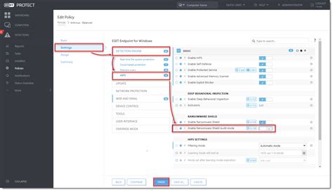 [kb7914] enable ransomware shield audit mode and exclude an application