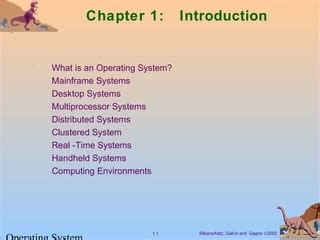Ch Operating System Introduction PPT