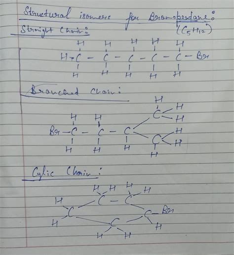 Are These Structural Isomers Possible For Bromopentane