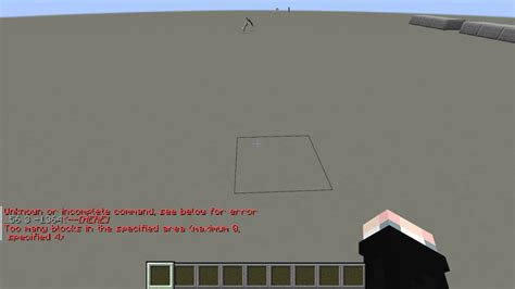 Help With Maximum Specified Blocks Error Rminecraftcommands