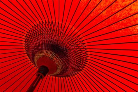 Premium Photo Red Umbrella