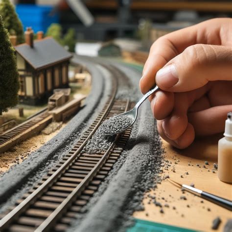 Tips And Techniques On How To Ballast Model Railroad Track Model Railroad Ballast
