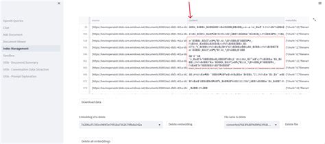 After The Non English Document Is Processed The Embedding Content Is