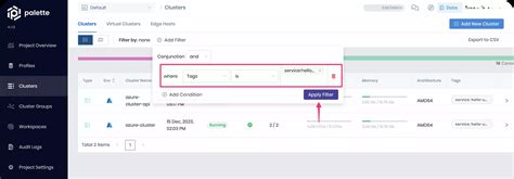 Deploy Cluster Profile Updates Palette