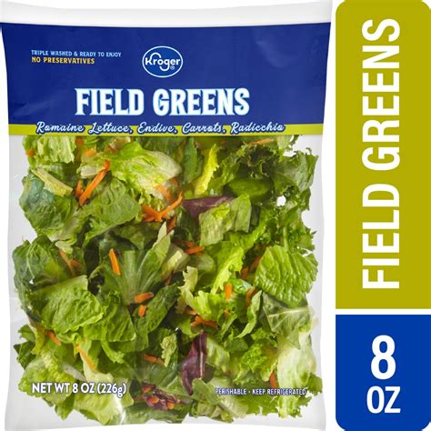 Kroger® Field Greens Salad Mix Bag 8 Oz Smiths Food And Drug