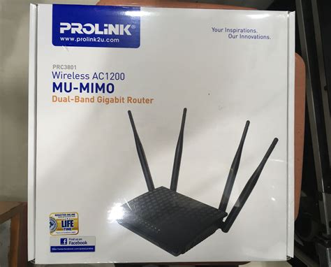 Prolink Prc Wireless Ac Mu Mimo Gigabit Router Computers Tech Parts Accessories