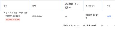 admob 애드몹 정책 위반 메일 동적 콘텐츠 문제 해결하기 피알아이브이에이티이
