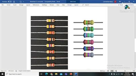 LESSON RESISTOR COLOR CODING PART II YouTube