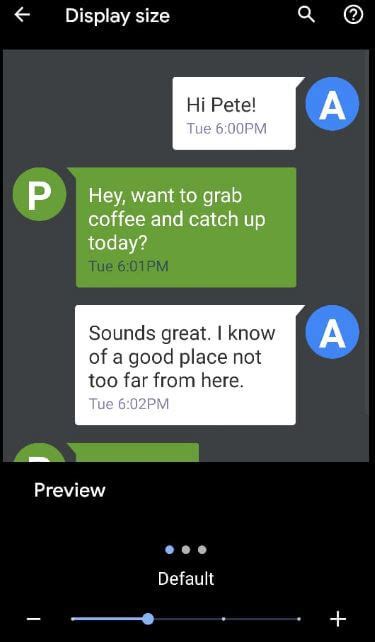 How To Change Font Size And Display Size On Android Oreo